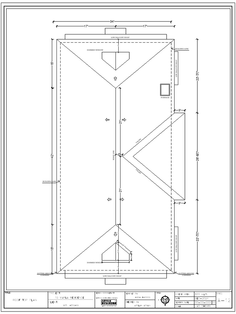 Rooftop Plan | PDF | Environmental Design | Structural Engineering
