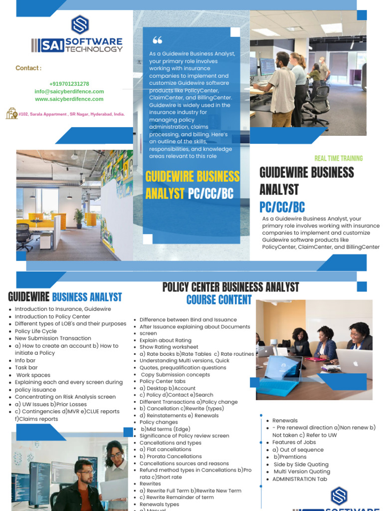 Guidewire BA (PC, CC, BC) Content | PDF | Insurance | Pro Rata