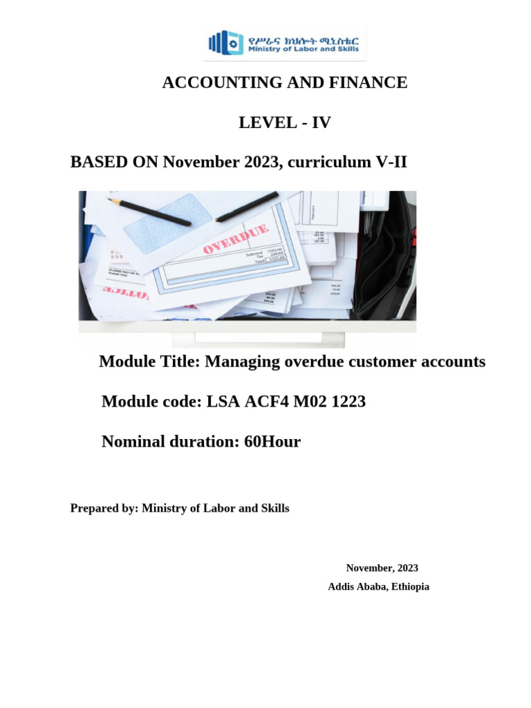 MO-02 - Overdue Customer Accounts | PDF | Bad Debt | Lawsuit