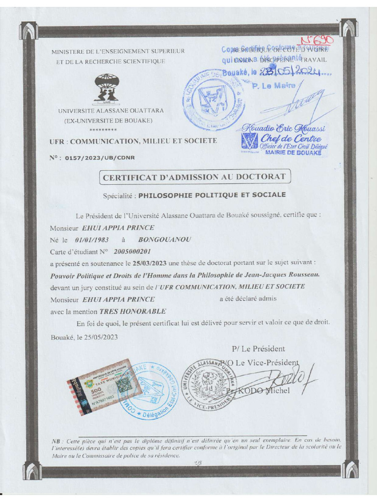 009 Diplomes Post Bac | PDF