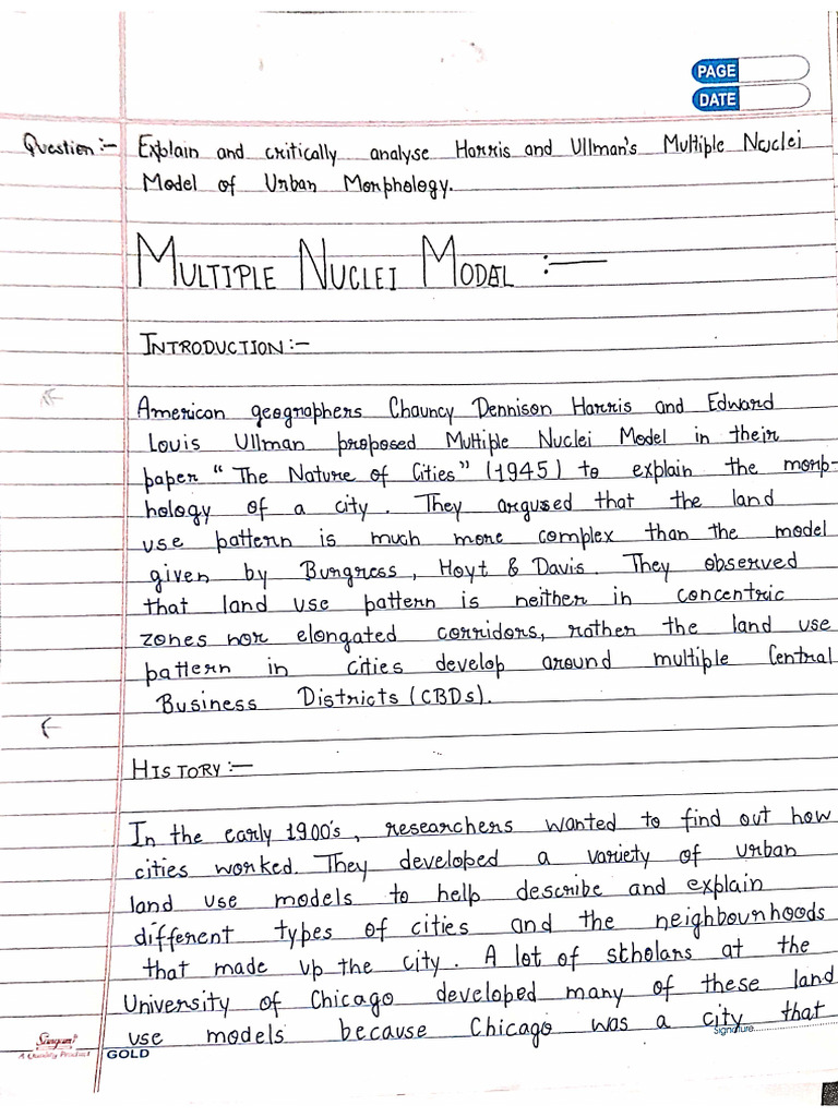 Multiple Nuclei Model | PDF