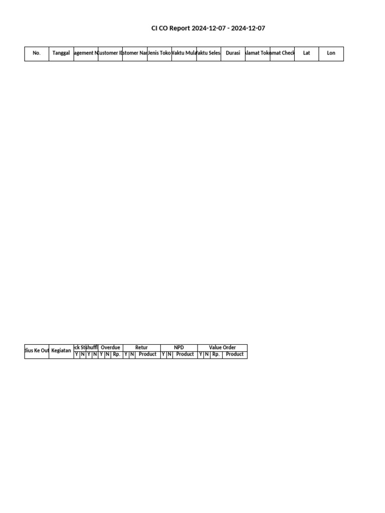 CI CO Report December 2024 Summary | PDF