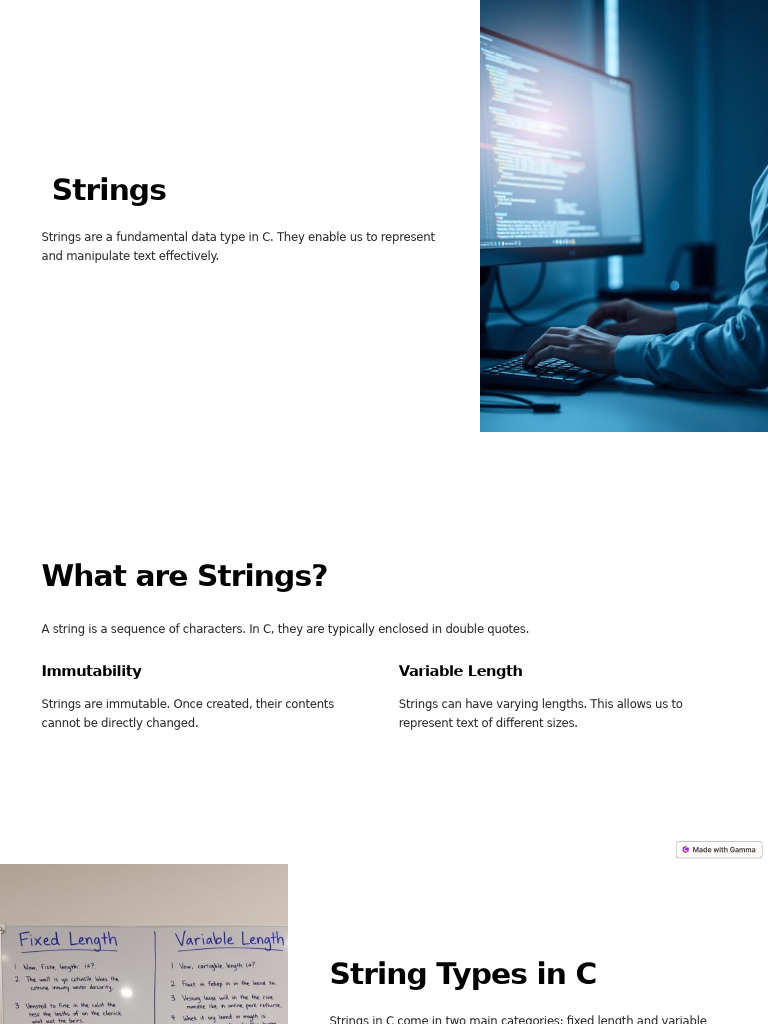 Strings | PDF | String (Computer Science) | Software Engineering Strings | PDF | String (Computer Science) | Software Engineering
