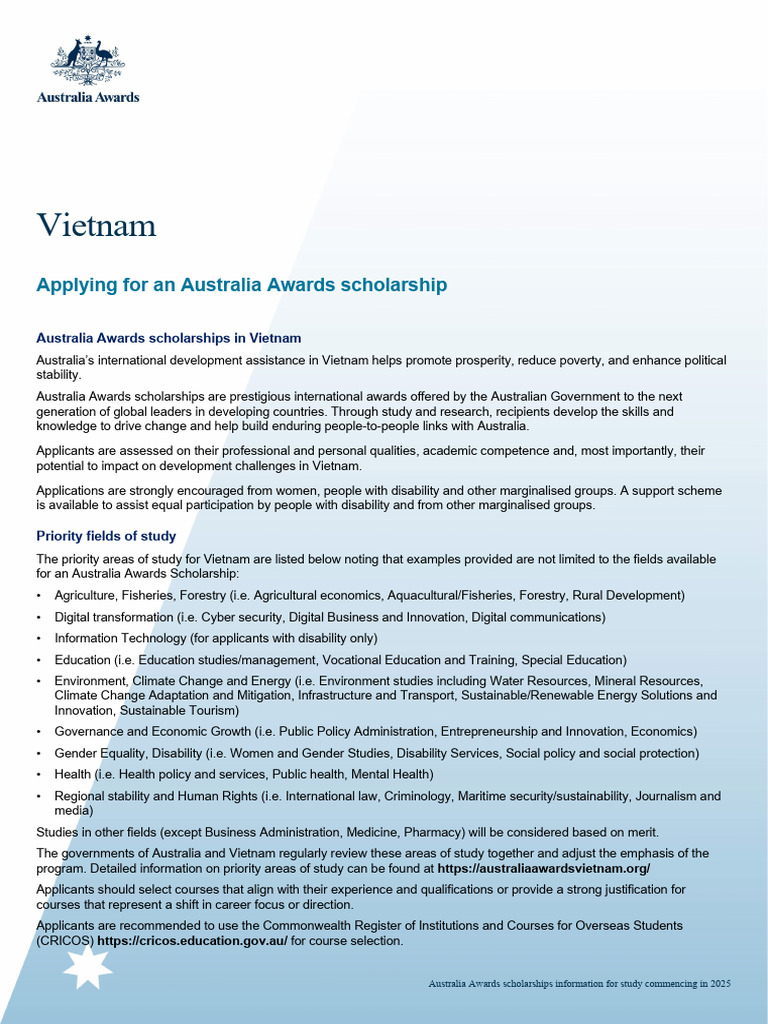 AAS Intake 2025 Country Profiles - Combined | PDF | Australia | Test Of ...