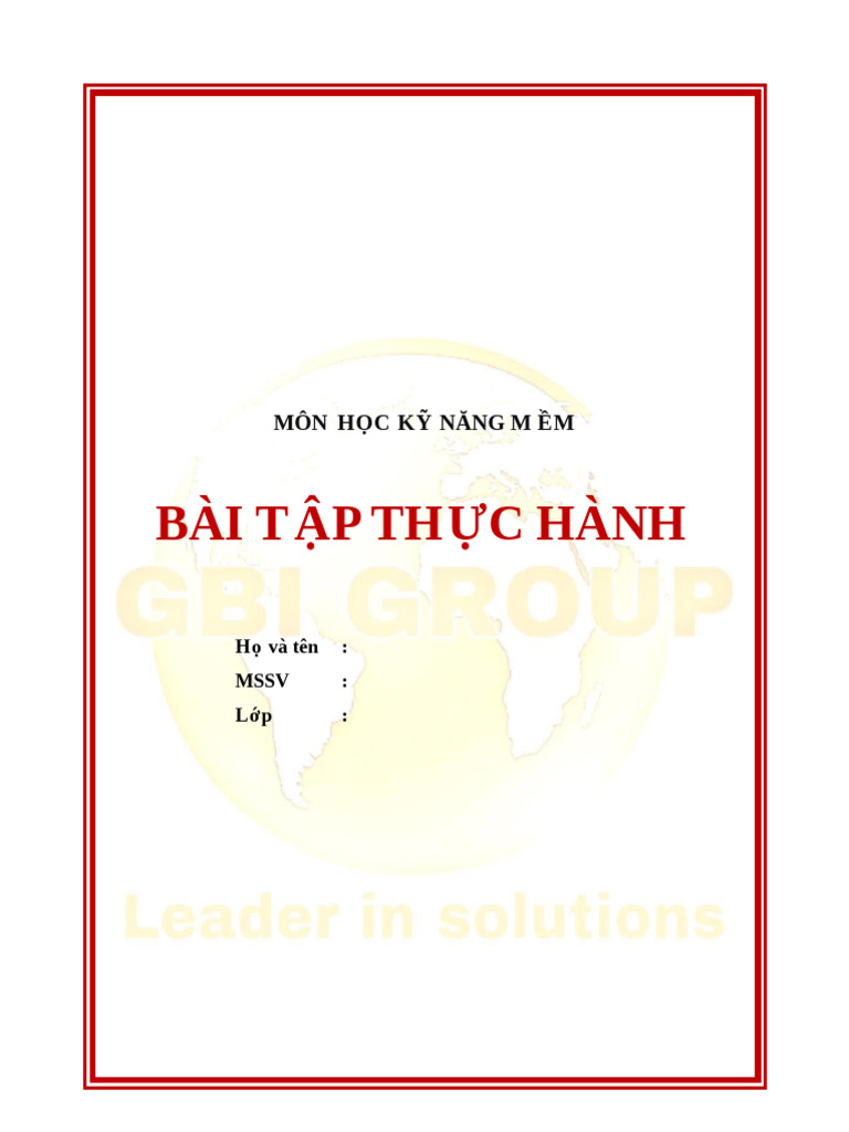 Happy Assignment - MÔN KỸ NĂNG MỀM | PDF