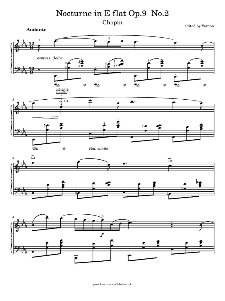 Chopin Nocturne in E flat | PDF | Musical Forms | Musical Compositions