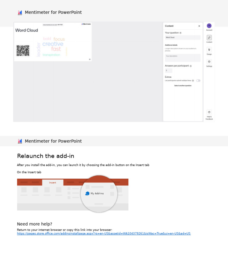 Mentimeter For PowerPoint | PDF