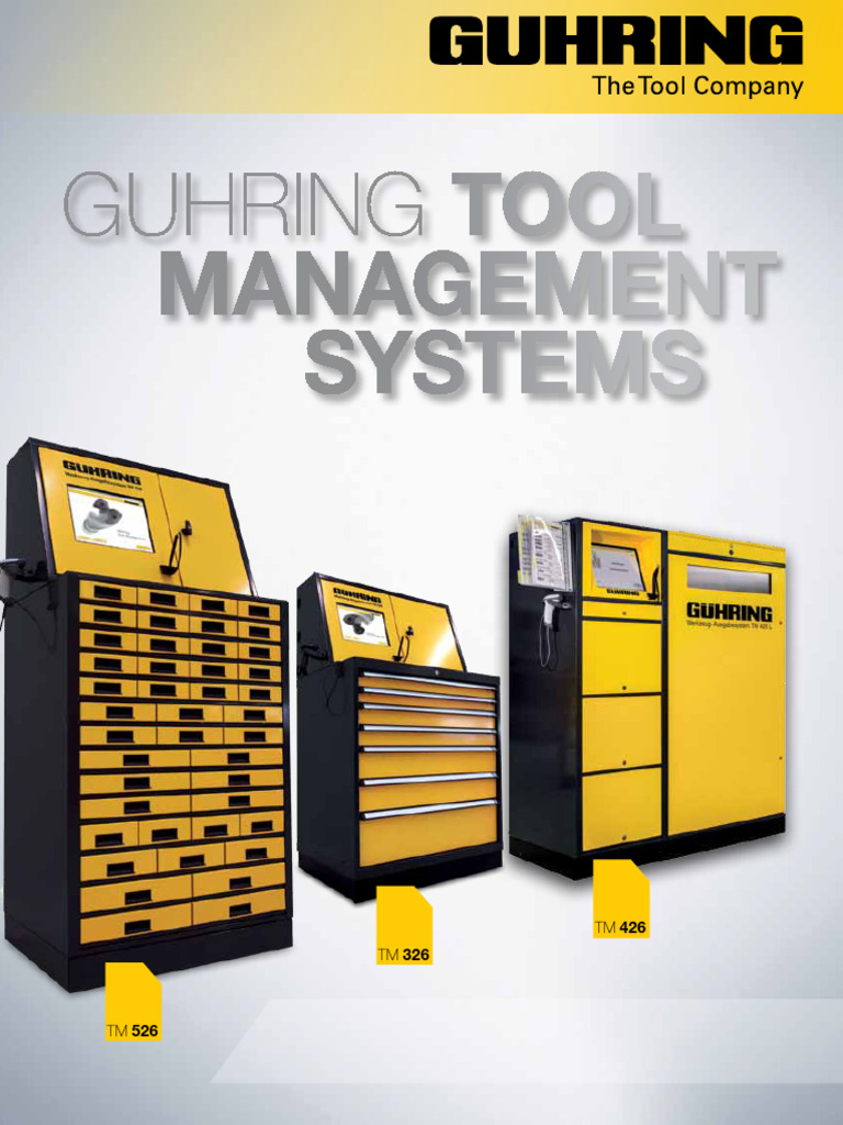 Guhring Tool Management Systems Overview | PDF | Computing | Computer ...