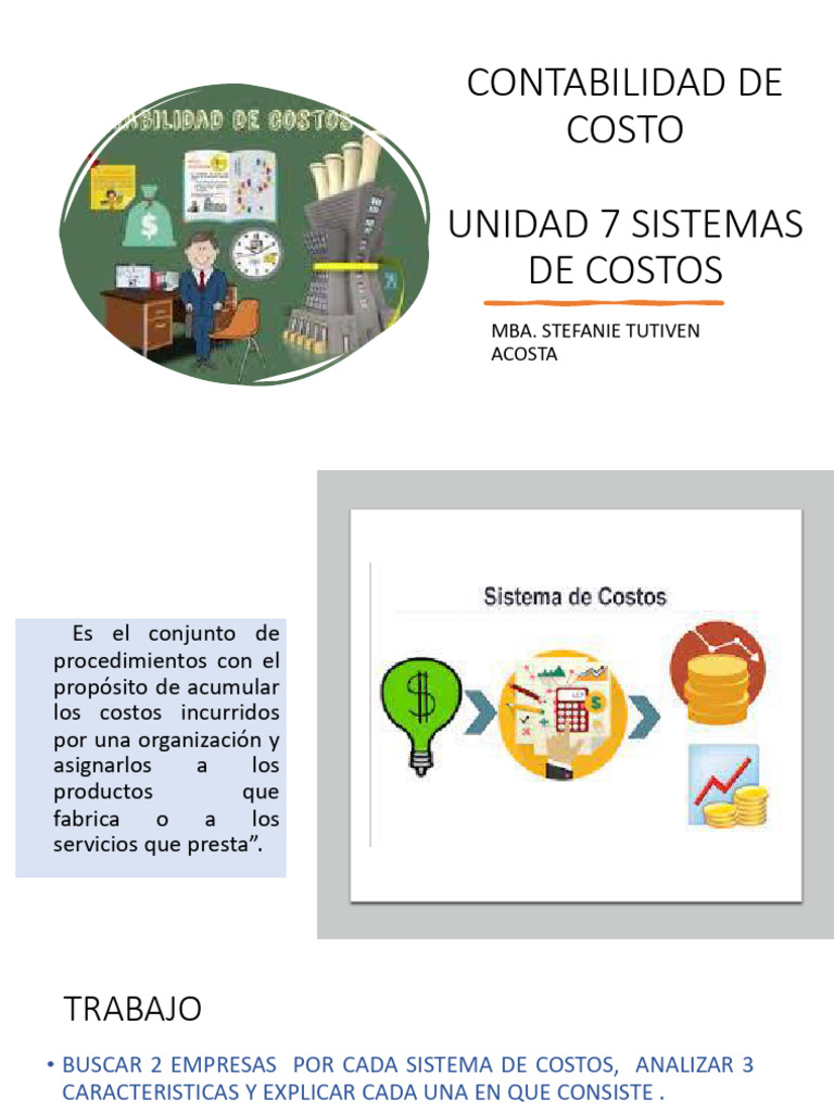 UNIDAD 7 SISTEMA POR ÓRDENES y POR PROCESOS | PDF | Presupuesto | Economias