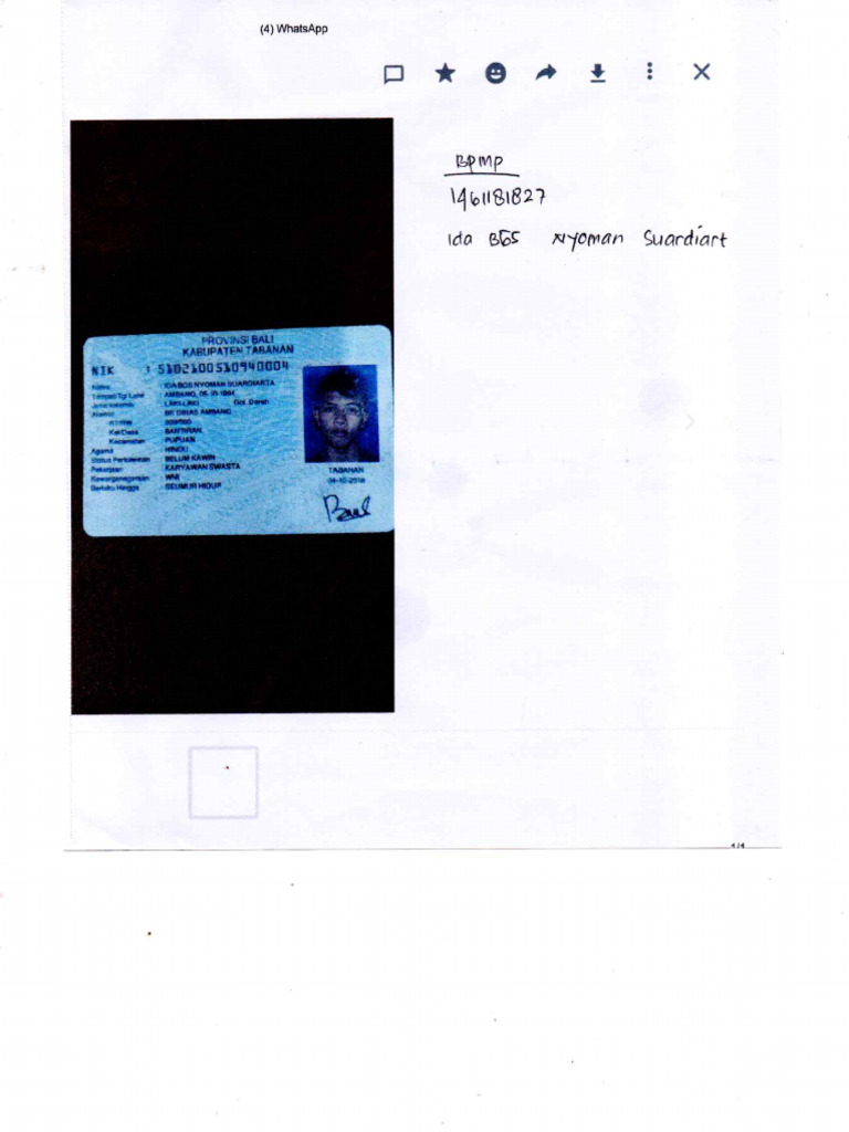 KTP BPMP | PDF