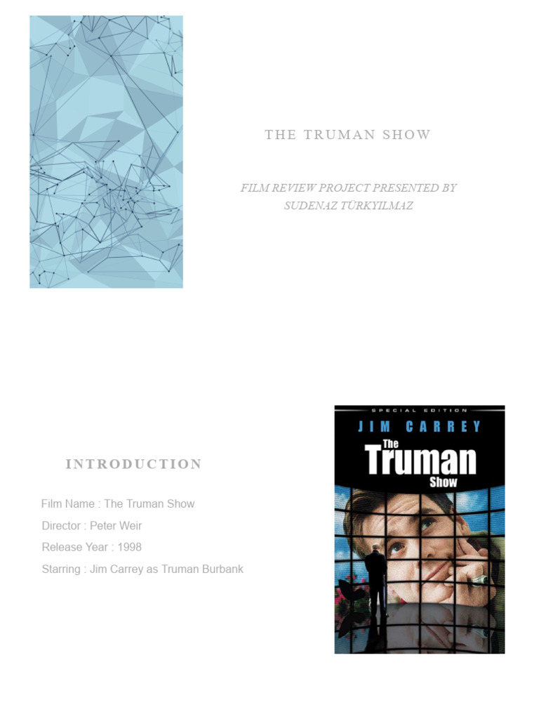 The Truman Show: Film Review & Themes | PDF