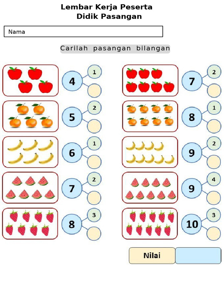 681328036-Lembar-Kerja-Peserta-Didik-Pasangan-Bilangan | PDF