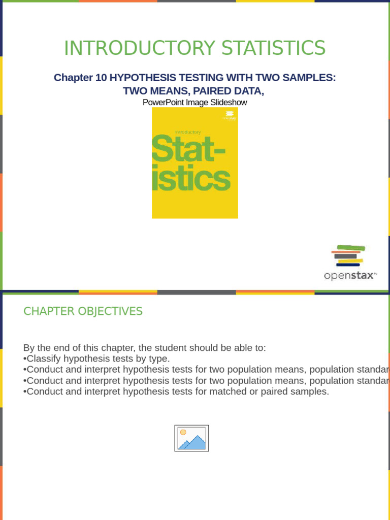 OpenStax Statistics CH10 ImageSlideshow | PDF | Statistical Hypothesis ...