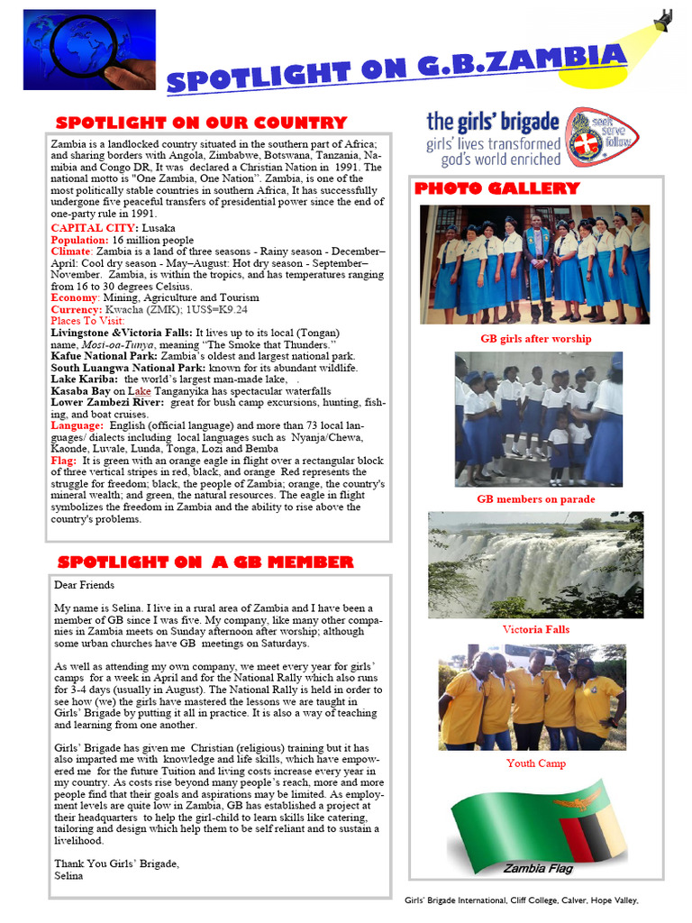 Spotlight Zambia | PDF | Zambia