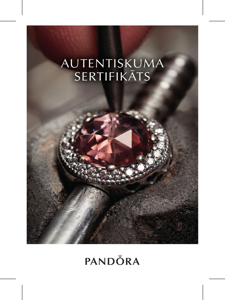 LV Pandora Certificate 2020 | PDF