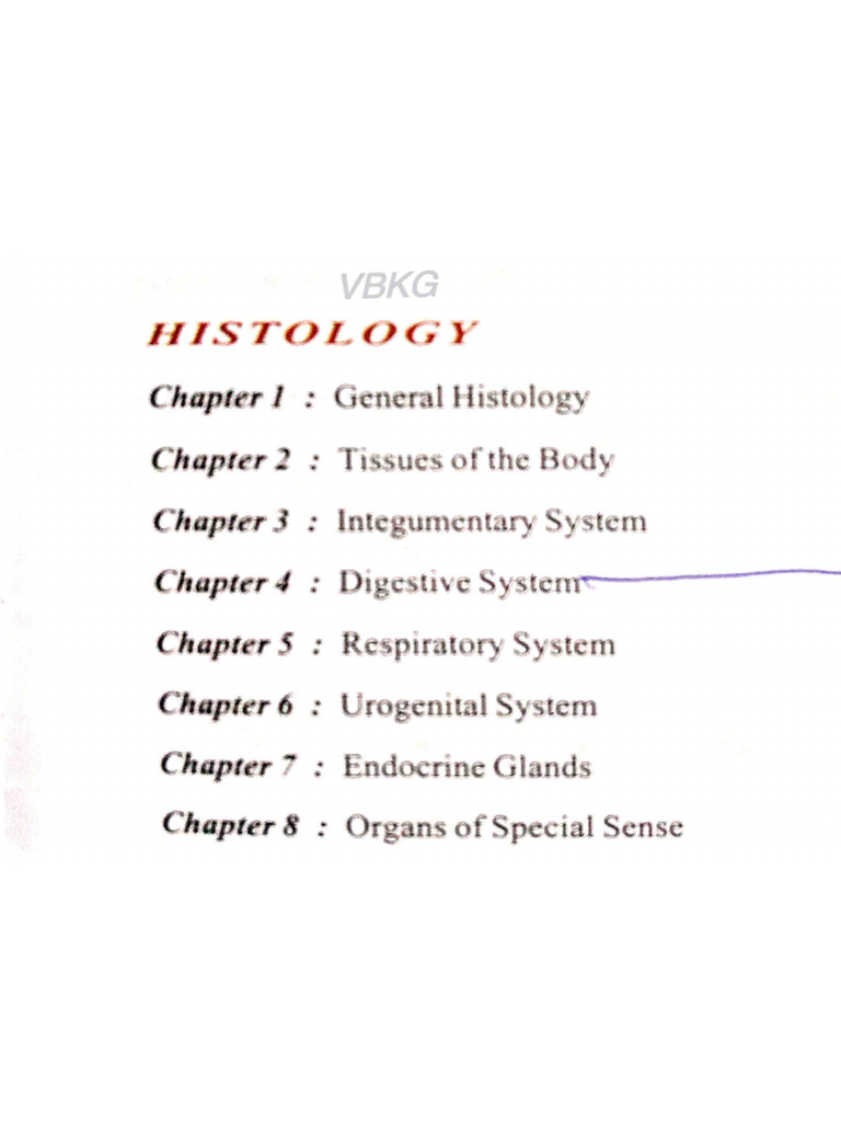 Anatomy Histology | PDF