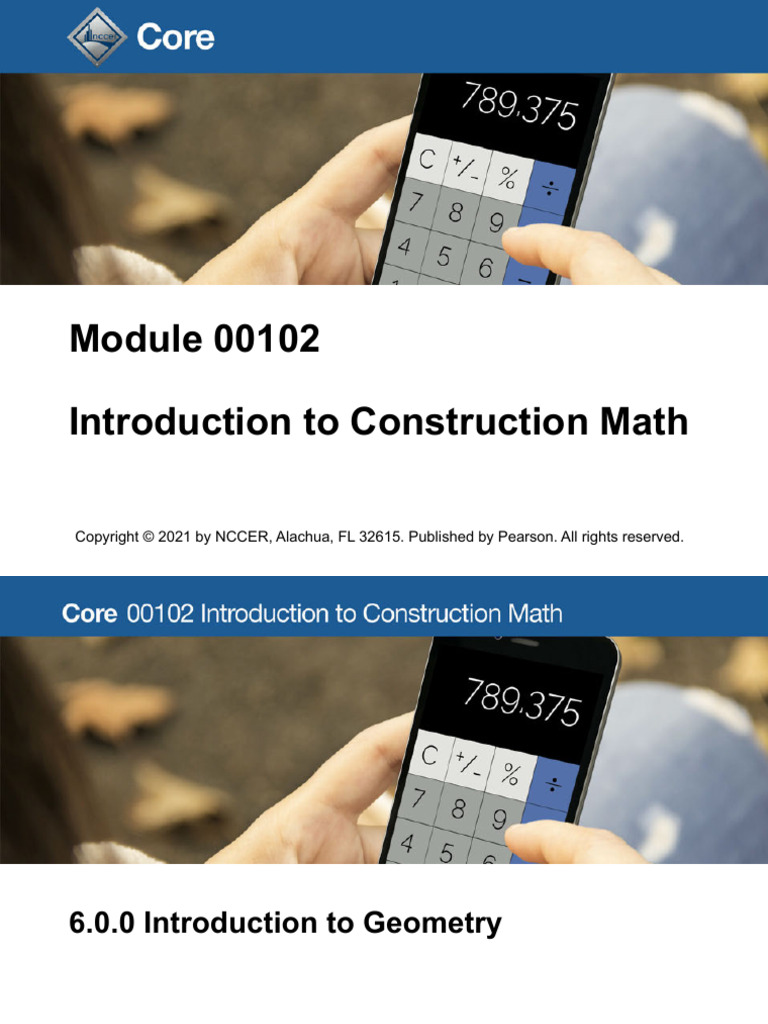 Introduction to Construction Math | PDF | Area | Triangle
