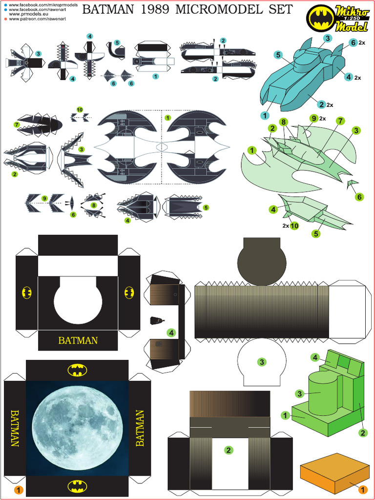 Batman 1989 Micromodel Set | PDF