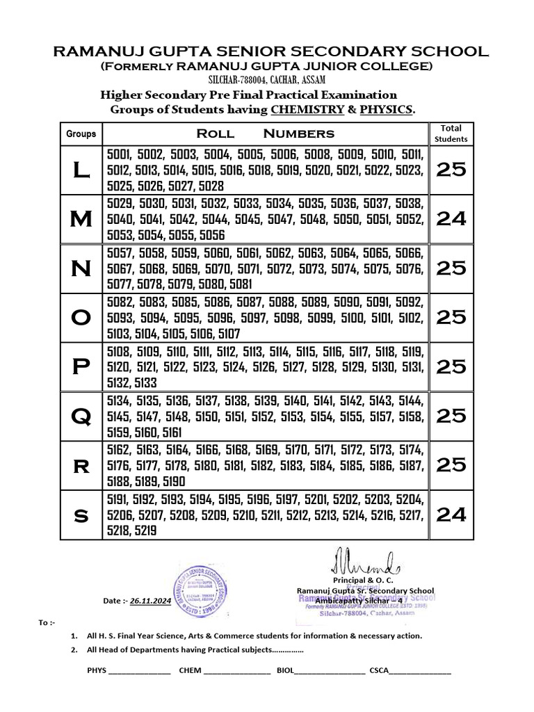 Practical Groupings | PDF | Educational Stages | Schools
