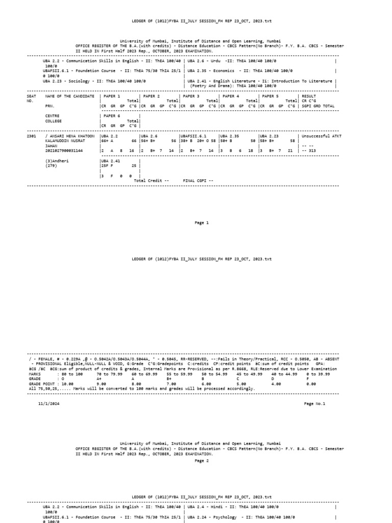 Leger 123 | PDF | Liberal Arts Education