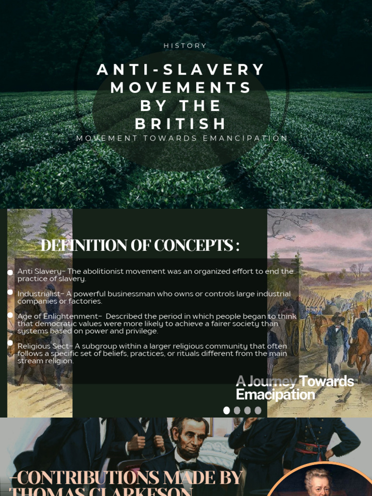 history presentation | PDF | Abolitionism | Unfree Labour