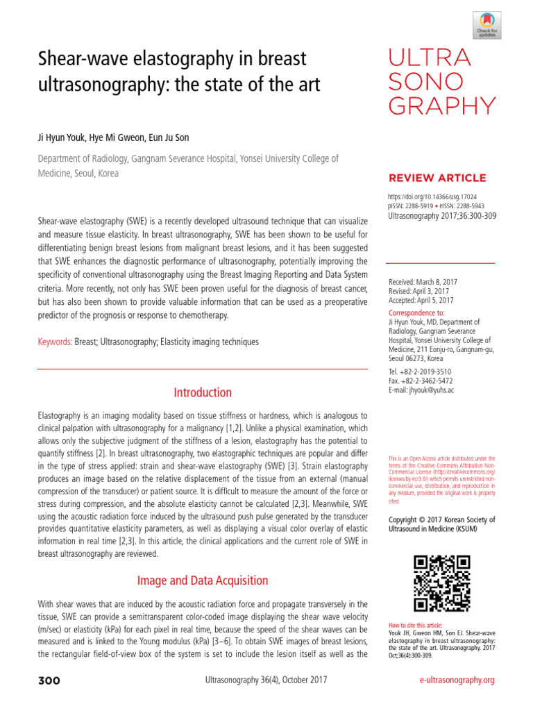 usg- shear wave | PDF | Medical Ultrasound | Clinical Medicine