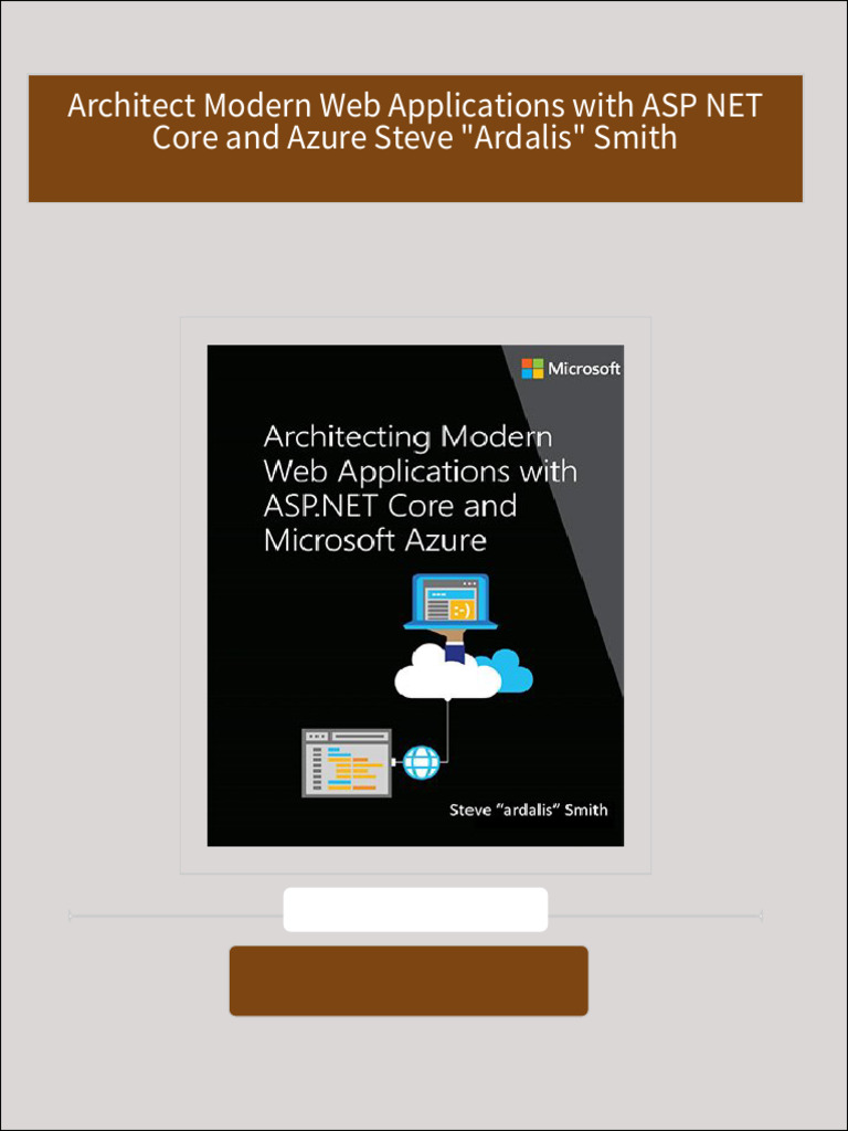 Instant ebooks textbook Architect Modern Web Applications with ASP NET Core and Azure Steve ...