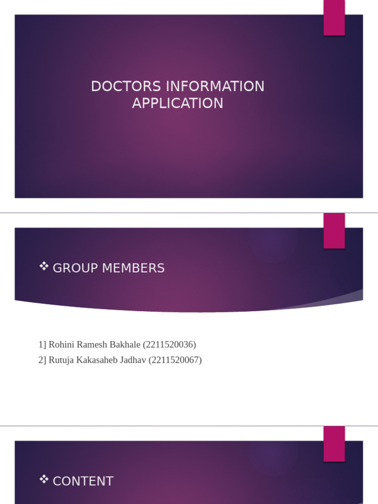 Android App for Doctor Appointment System | PDF | Patient Safety | Patient