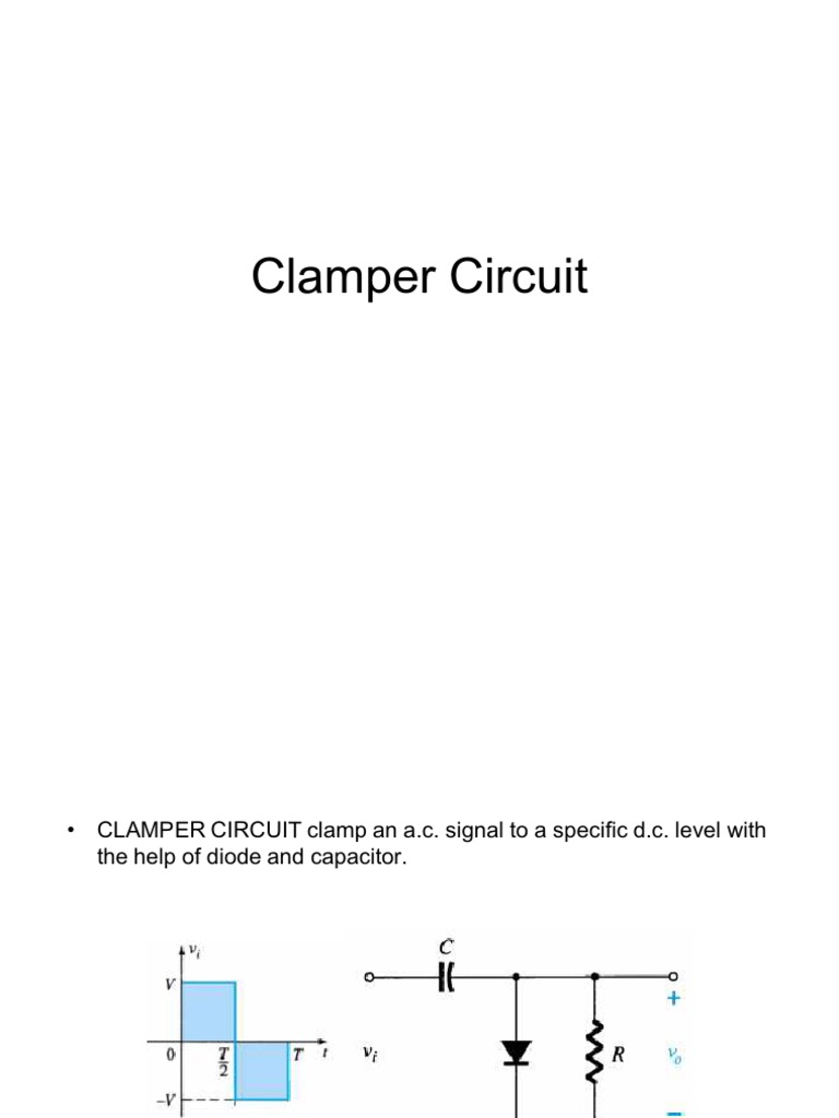 Clamper Circuit | PDF