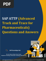 SAP ATTP Overview | PDF | Enterprise Resource Planning | Error ...