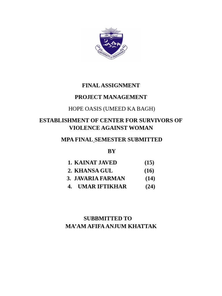 Project Management Final Pdf