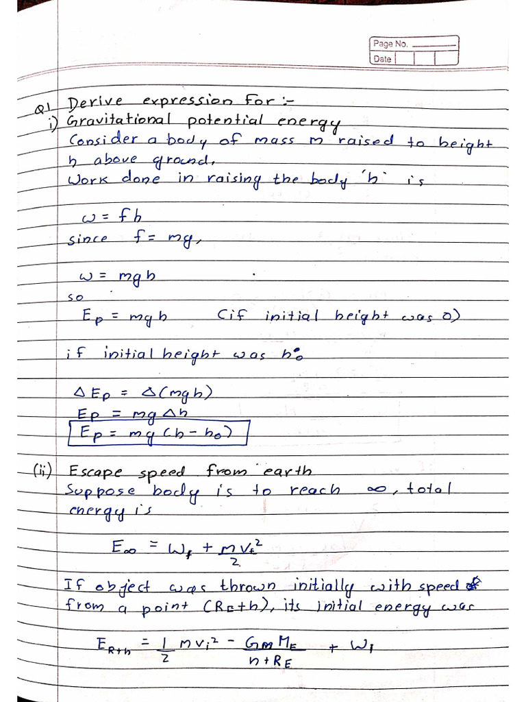 Gravity class 11 notes | PDF