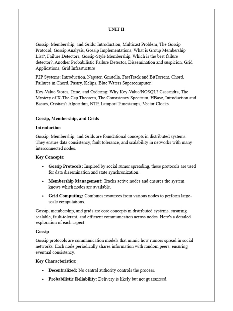 CC UNIT -2 | PDF | Peer To Peer | Grid Computing