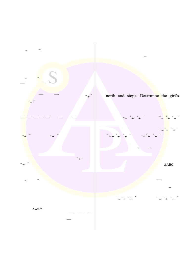 20 Vectors | PDF | Line (Geometry) | Euclidean Vector