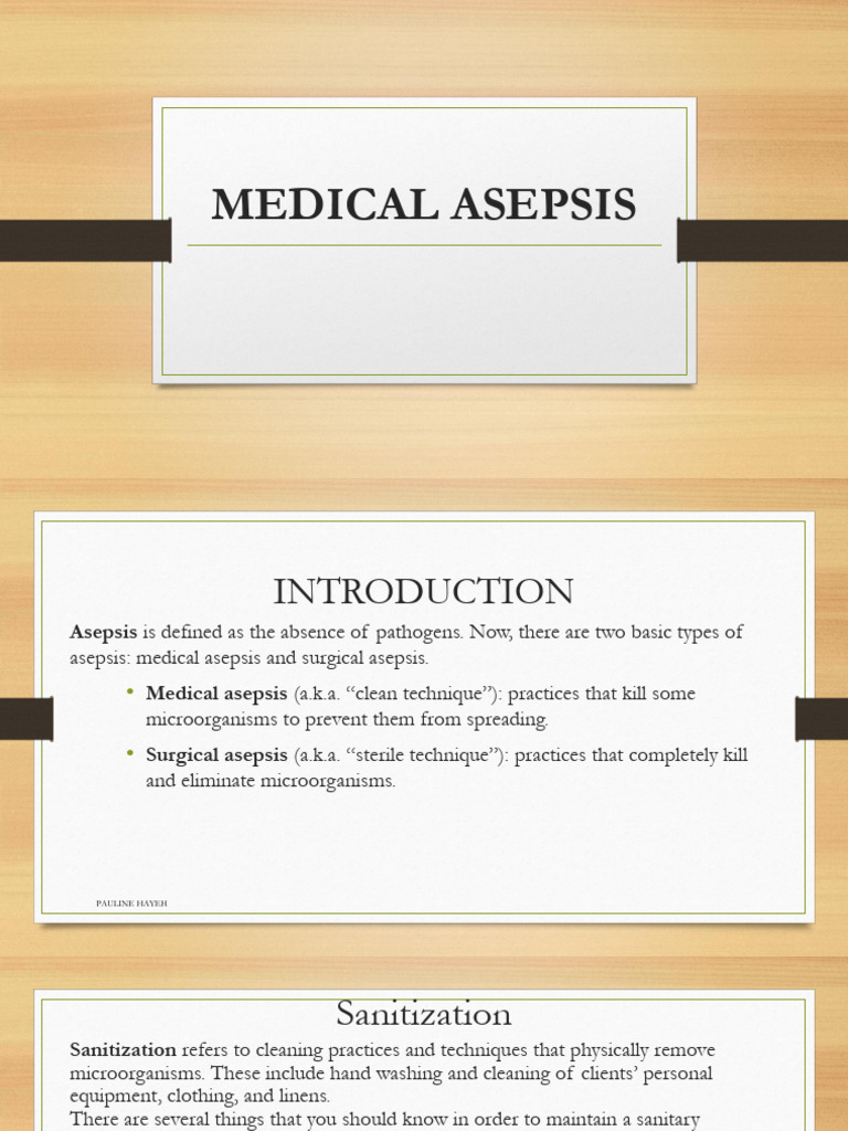 Understanding Medical Asepsis Techniques | PDF | Hand Washing ...