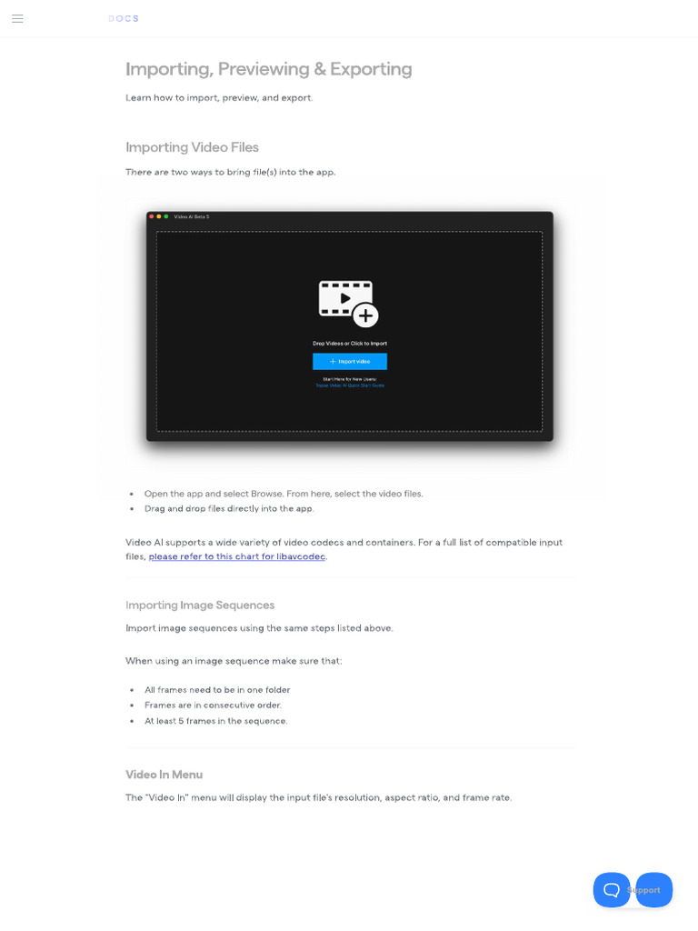 2-Importing, Previewing & Exporting | PDF