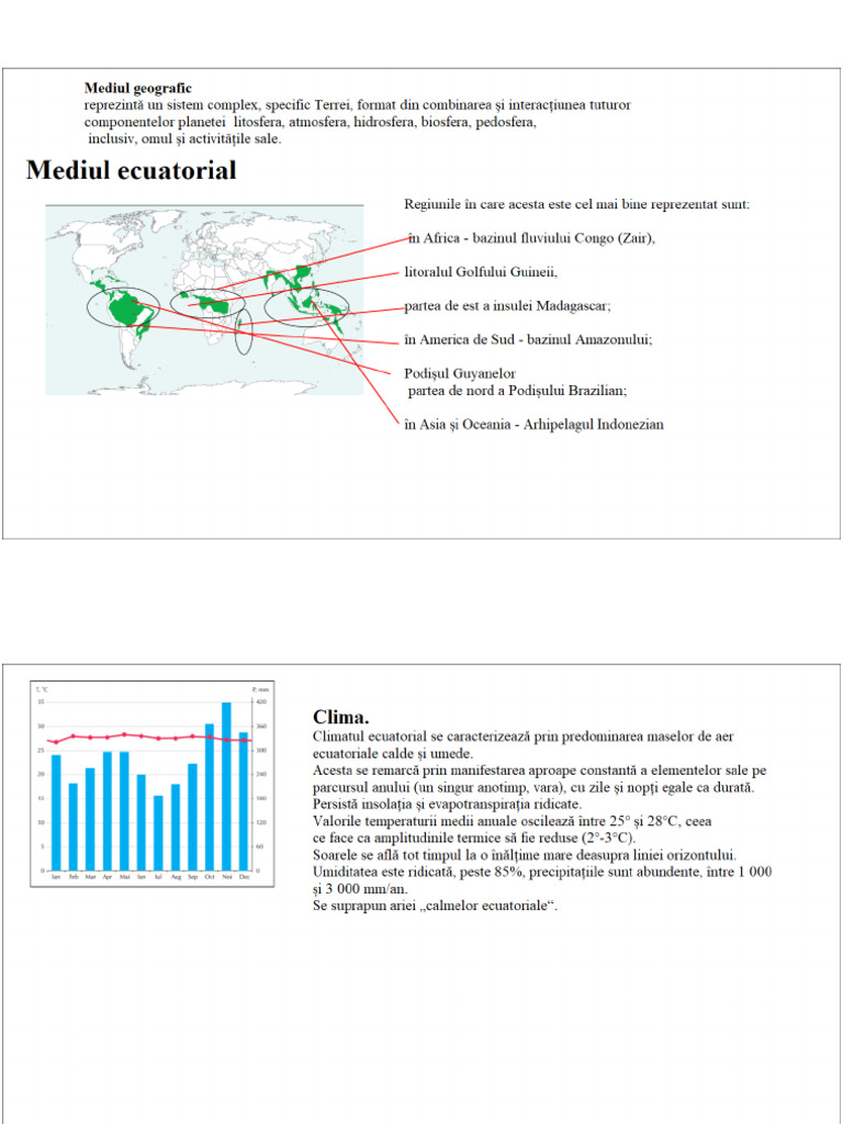 15Lectia 15 Mediul Ecuatorial Si Subecuatorial (1) | PDF