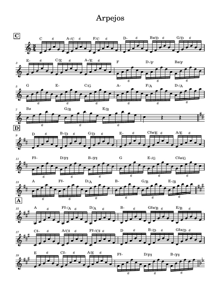 Arpejos | PDF