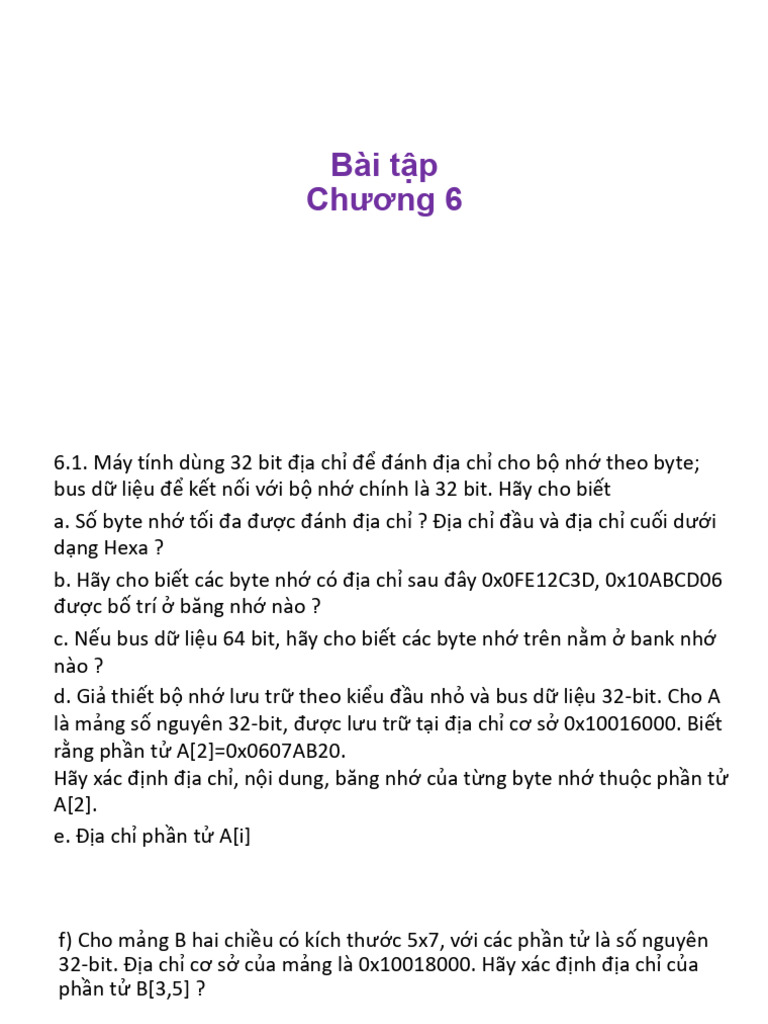 De Baitap CH 6 | PDF
