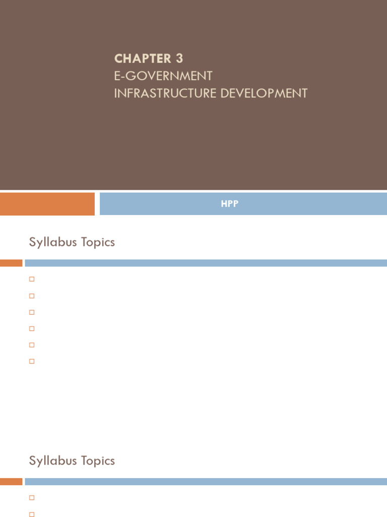 Chapter3_eGovernment Infrastrure Development | PDF | Computer Network | Cloud Computing