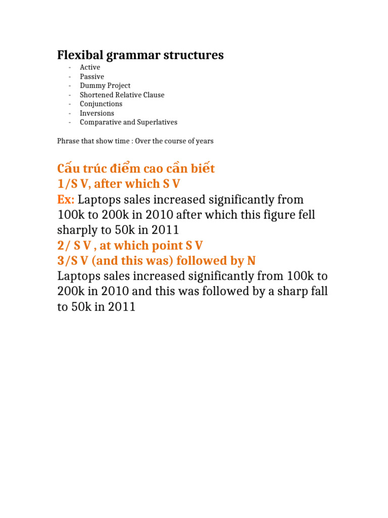 Flexibal Grammar Structures | PDF