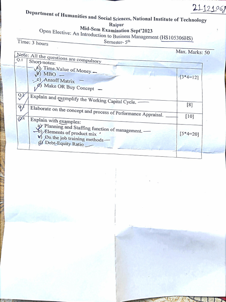 Mining 5th Sem (End Sem Pyqs) 2023 | PDF