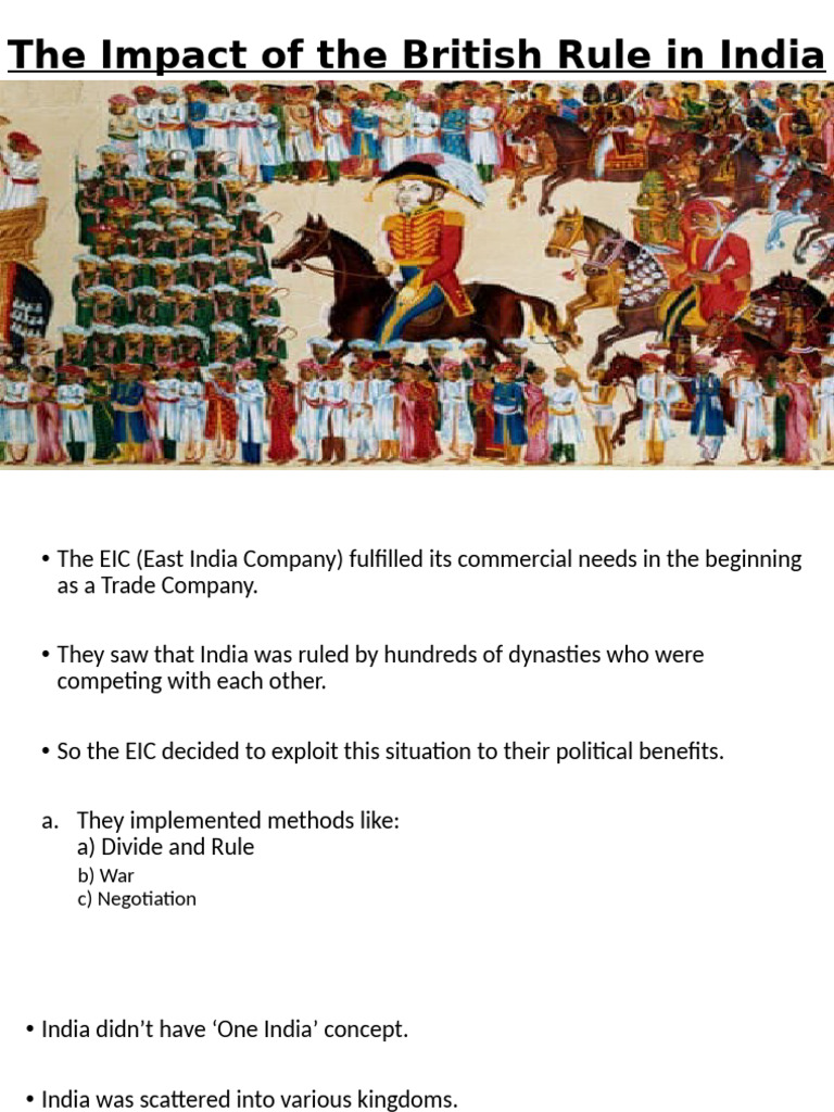 Impact of British Rule in India | PDF | British Raj | Police