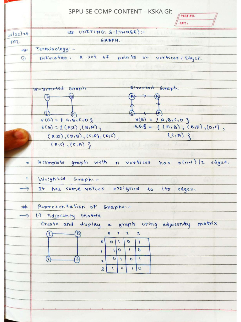 DSA Class Notes - Unit 3 | PDF DSA Class Notes - Unit 3 | PDF
