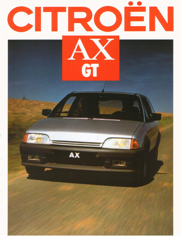 Citroen AX GT - NO - 1990 | PDF