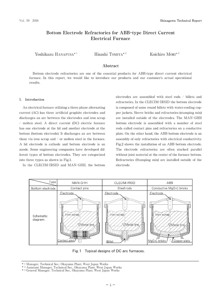 ABB Bottom Electrode Refractory Innovations | PDF
