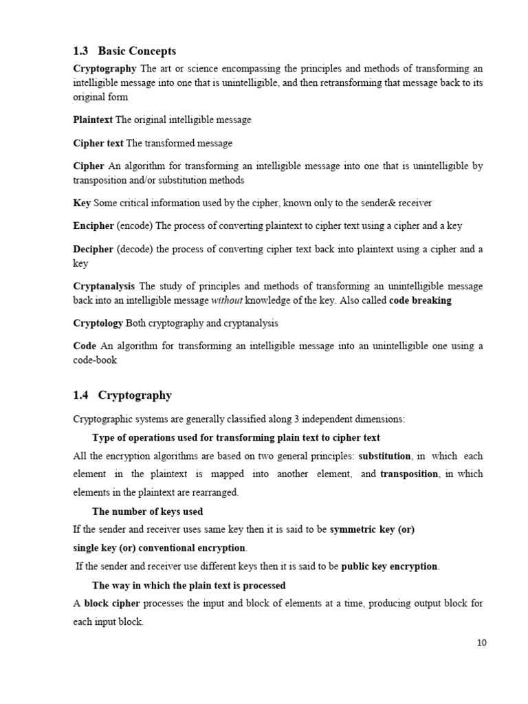 47_Chapter 4 cryptography_and_network security | PDF | Cryptography | Cryptanalysis