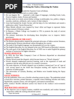 Notes Class 8 History Chapter 6 | PDF
