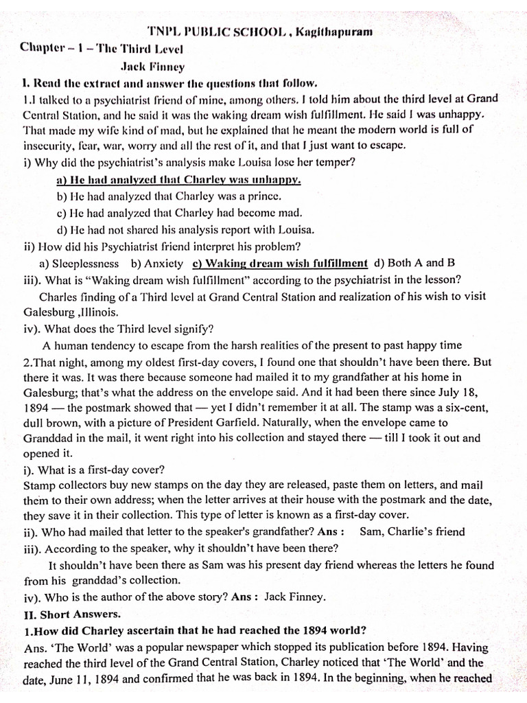 The Third Level | PDF