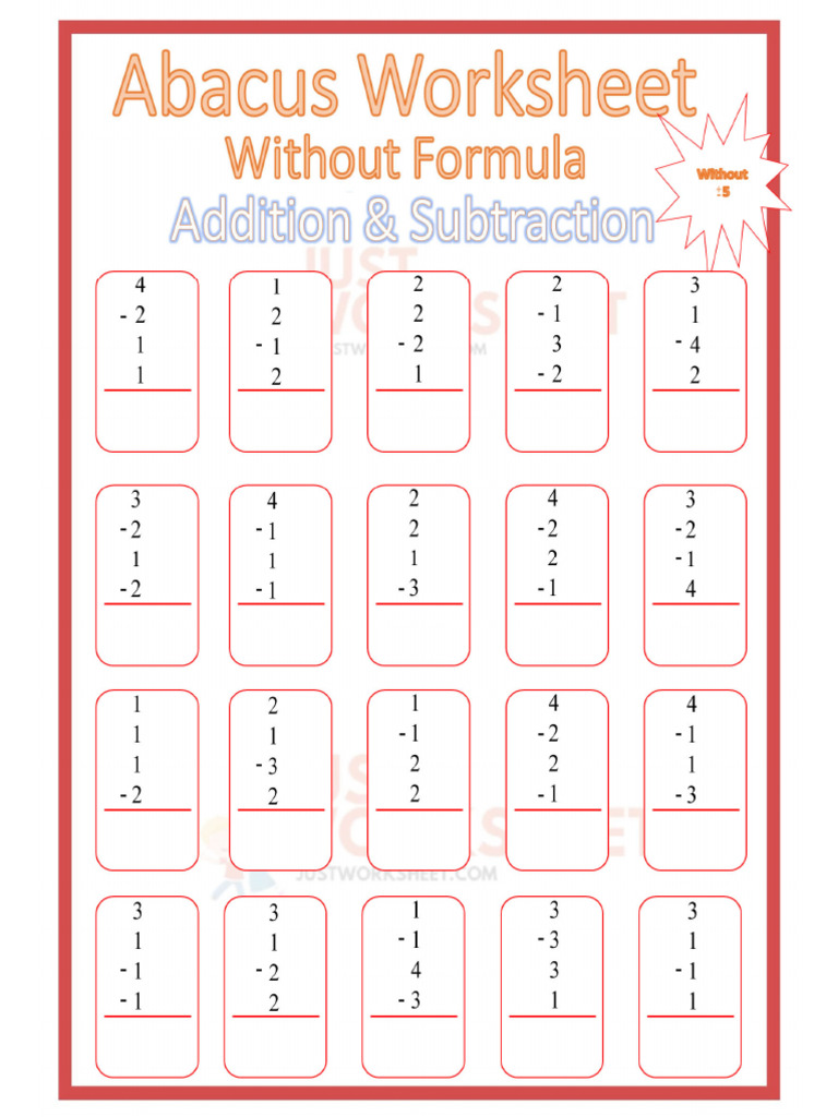 Abacus Level 1 Without Formula | PDF